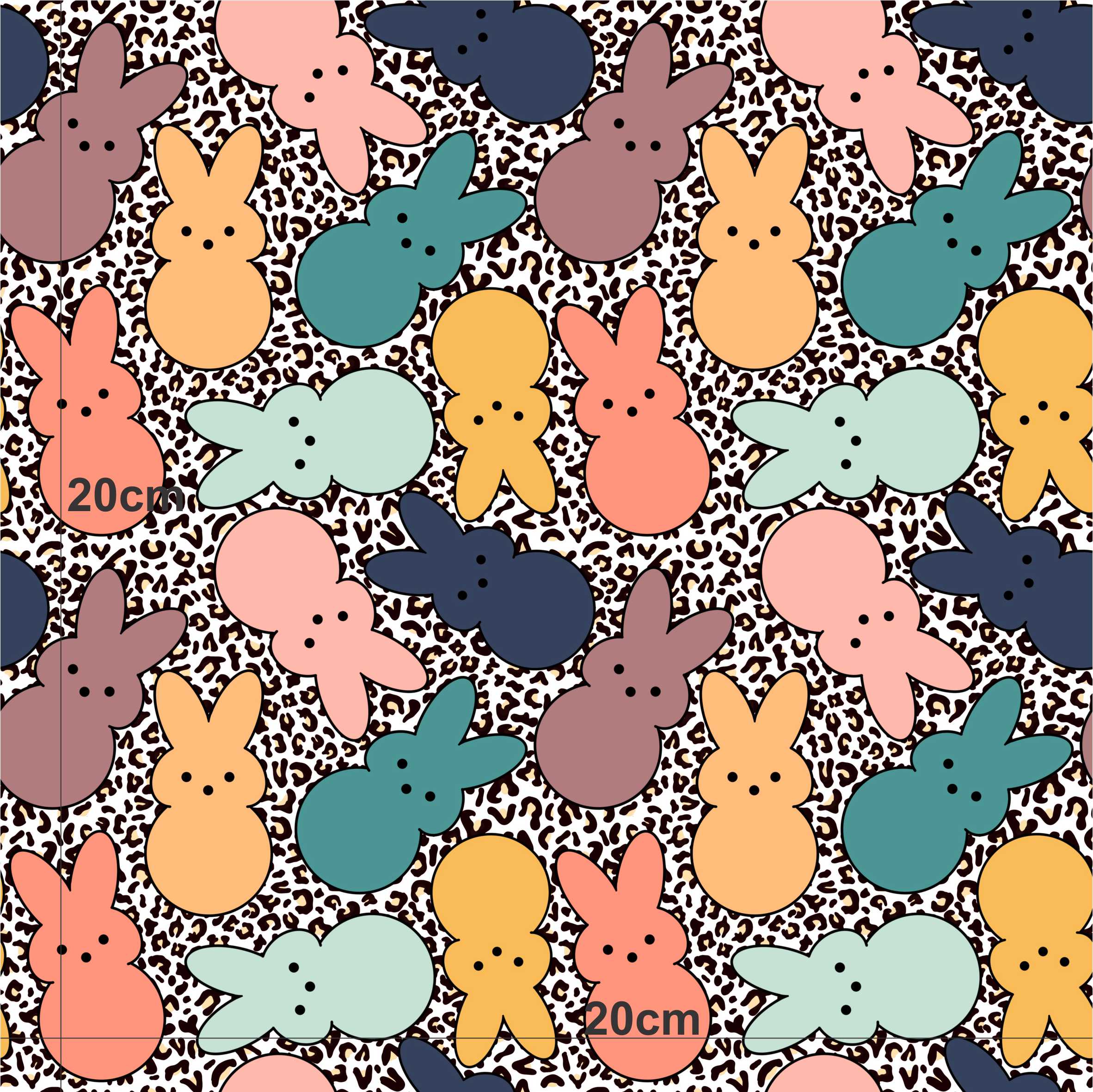 Easter Peeps – Knit – Frankie Bear Fabric